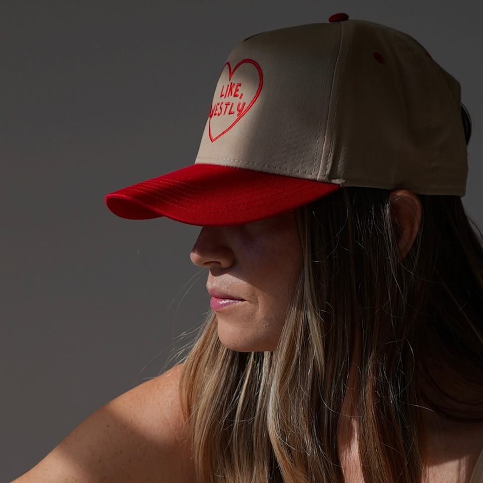 CLASSIC RED HAT – LIKE, HONESTLY